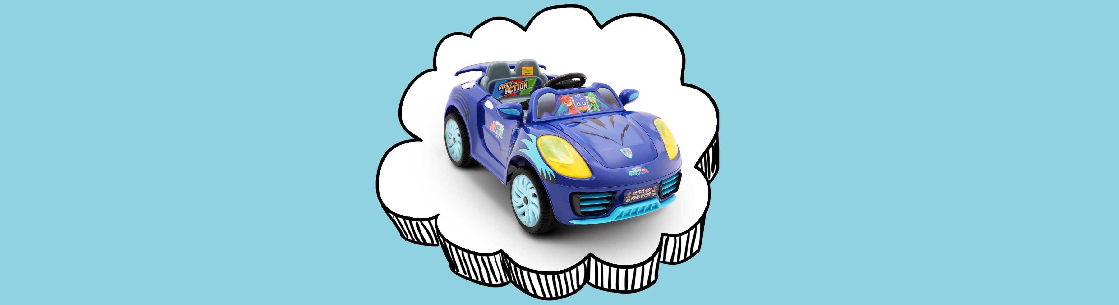 Disney Licensed PJ Masks Kids Ride On Car | Ride Ons