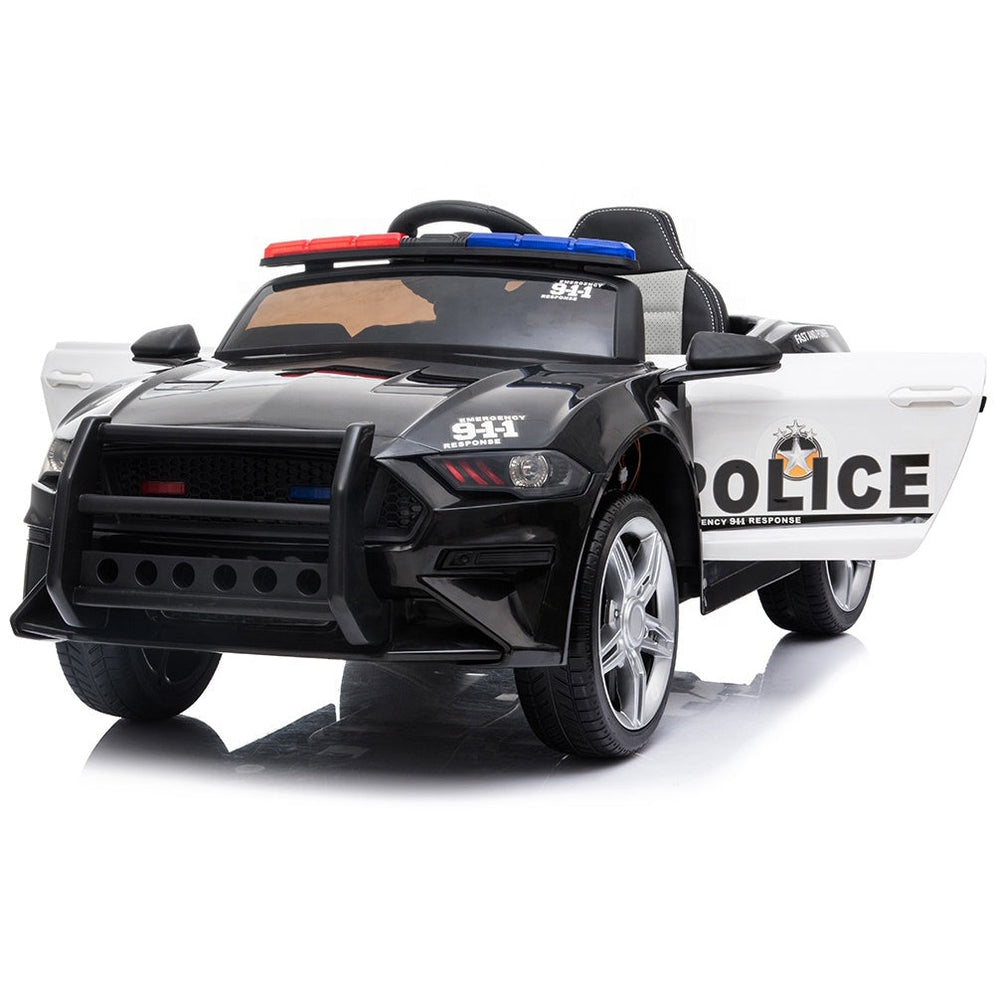 Ford Mustang GT350 Police Inspired Kids Ride On Car with Remote Contro ...