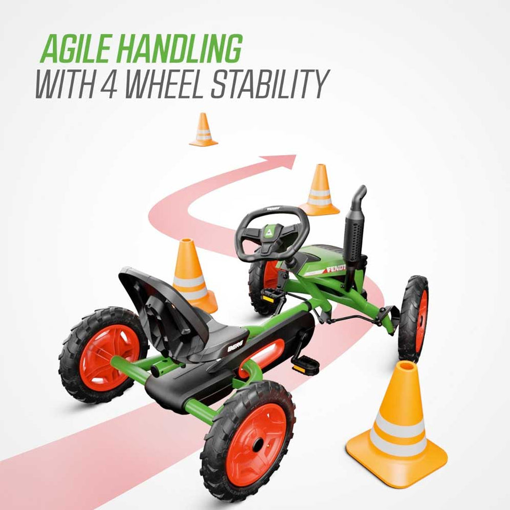 Berg Buddy Officially Licensed Fendt Kids Pedal Powered Go Kart | Clas ...