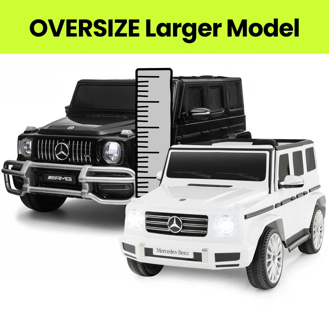 OVERSIZE 24V Twin (Two) Seater Officially Licensed Mercedes Benz AMG G ...