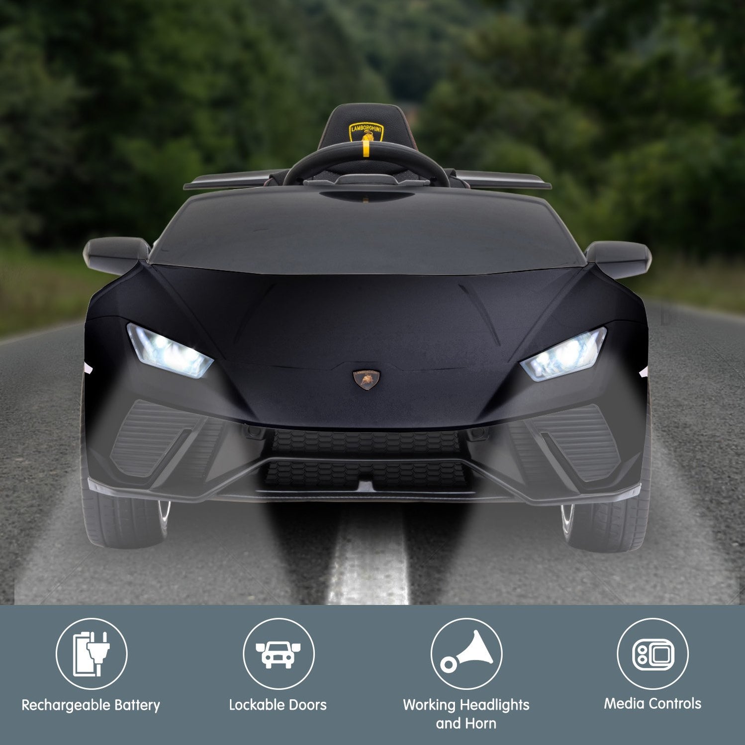 Lamborghini Huracán Performante Officially Licensed Kids Ride On Car w ...
