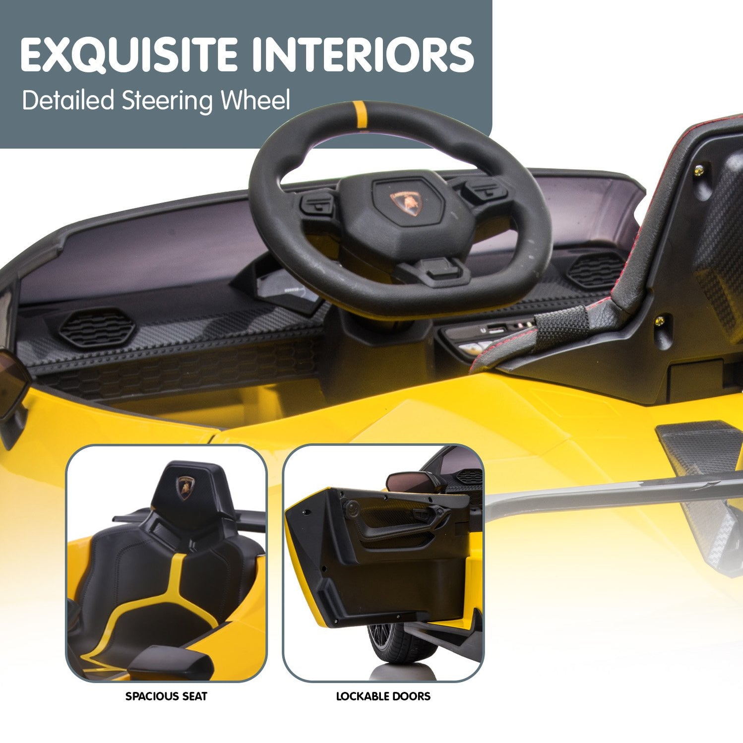 Lamborghini Huracán Performante Officially Licensed Kids Ride On Car w ...