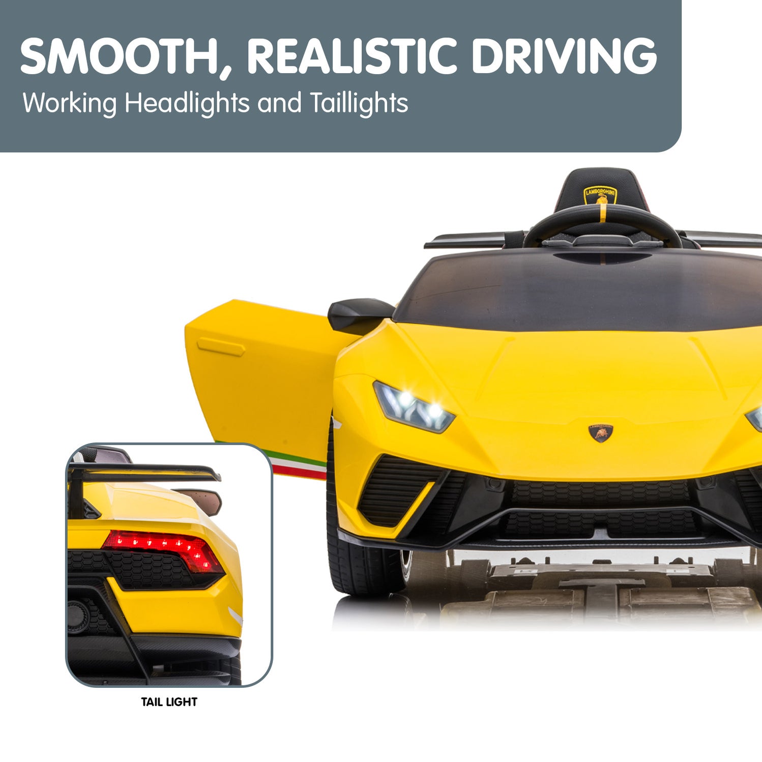 Lamborghini Huracán Performante Officially Licensed Kids Ride On Car w ...