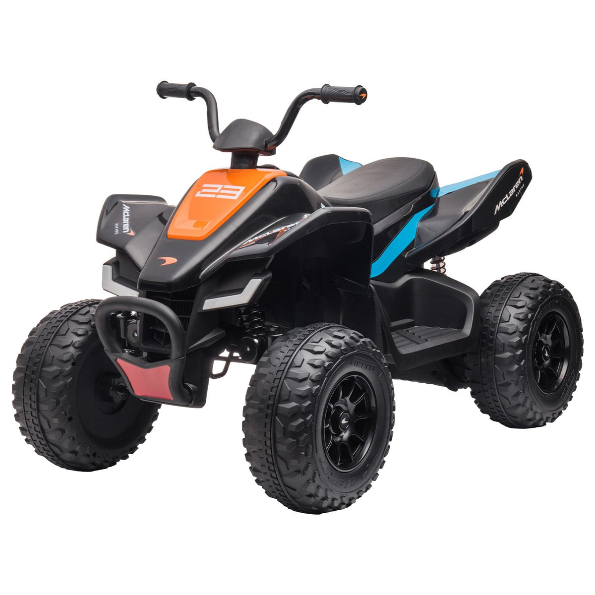 Kids Officially Licensed McLaren Deluxe ATV Ride On Quad Bike | Black ...