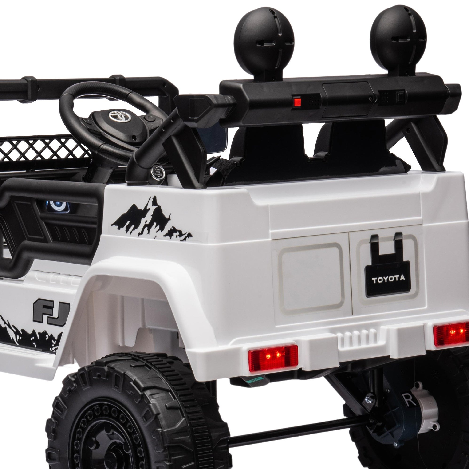 Officially Licensed Toyota FJ Cruiser Jeep Kids Ride On Car with Remot ...