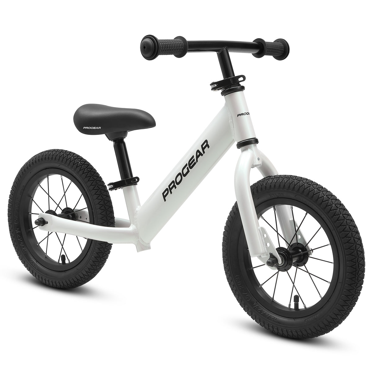 Track Star Zoom Deluxe 12 Inch Kids Balance Bike | White | Ride Ons
