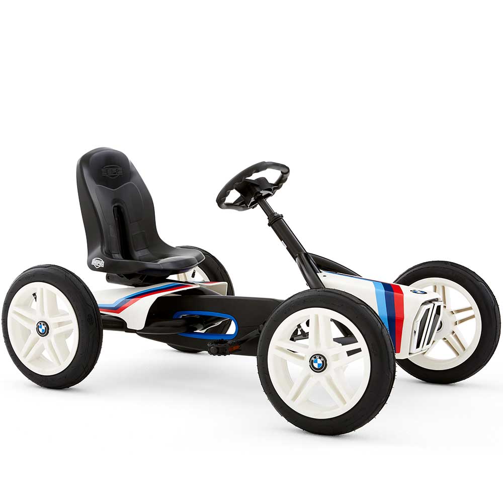 Berg Buddy Officially Licensed BMW Kids Pedal Powered Go Kart | White ...