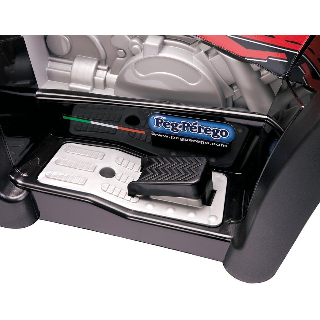 Peg Perego Sportsman Kids Ride On Quad Motorcycle | Red/Black | Ride Ons