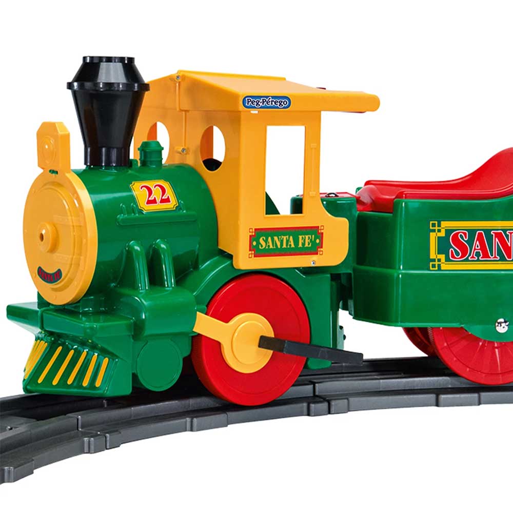 Peg Perego Santa Fe Express Kids Ride On Train with Figure 8 Track | G ...