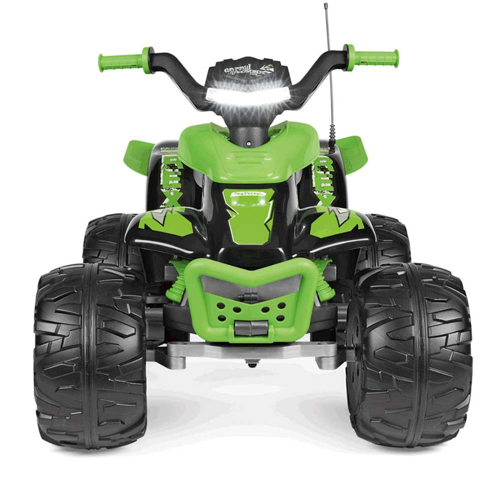 Peg Perego T-Rex Kids Ride On Quad Motorcycle | Slime Green — RideOns ...
