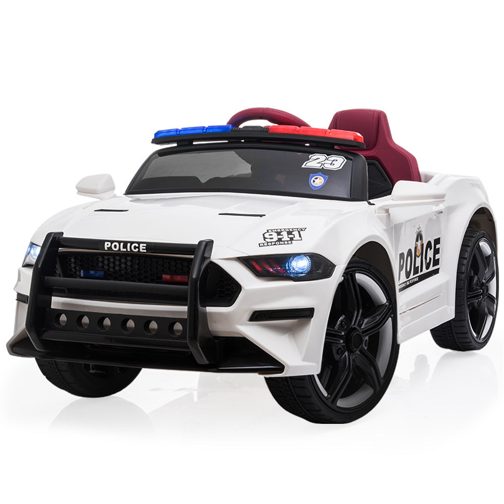 Ford Mustang GT350 Police Inspired Kids Ride On Car with Remote Contro ...