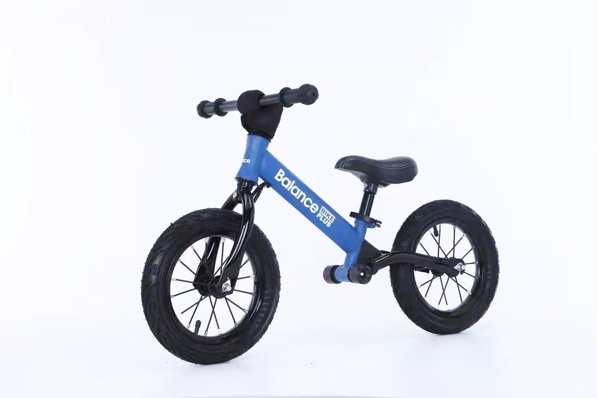 Track Star Deluxe 12 Inch Kids Balance Bike | Blue & Black — RideOns.com.au