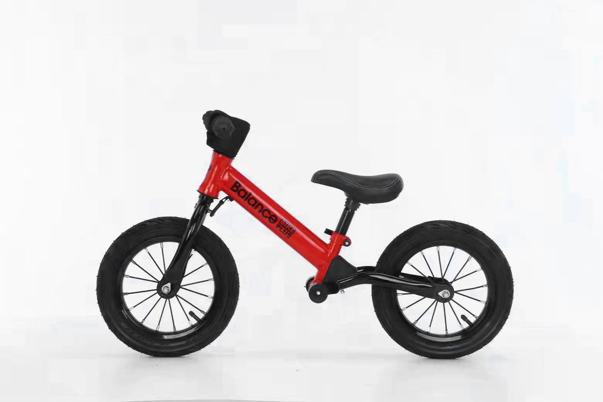 Track Star Deluxe 12 Inch Kids Balance Bike | Red & Black | Ride Ons