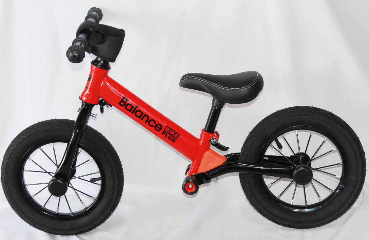 Track Star Deluxe 12 Inch Kids Balance Bike | Red & Black | Ride Ons