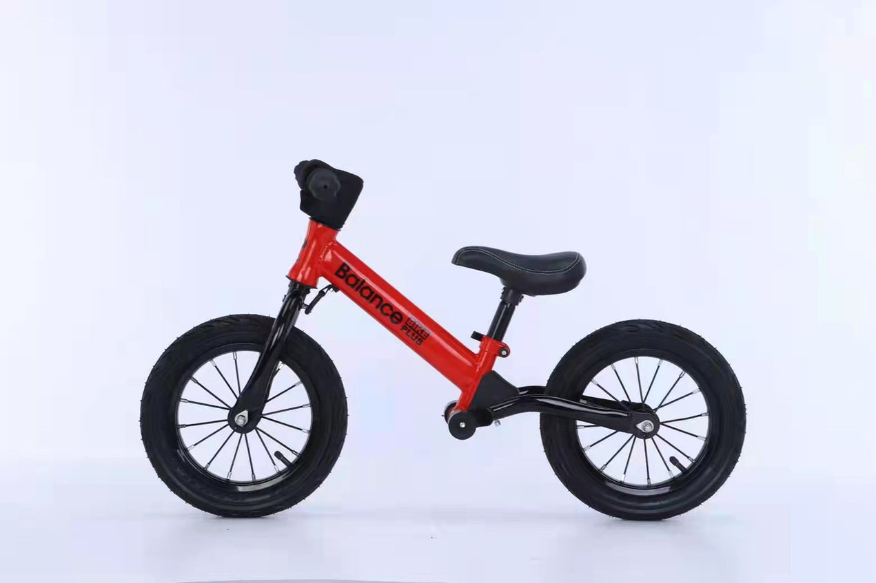 Track Star Deluxe 12 Inch Kids Balance Bike | Red & Black | Ride Ons
