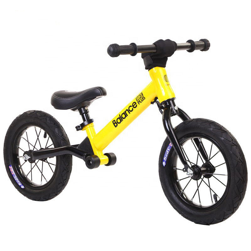 Track Star Deluxe 12 Inch Kids Balance Bike | Yellow & Black | Ride Ons